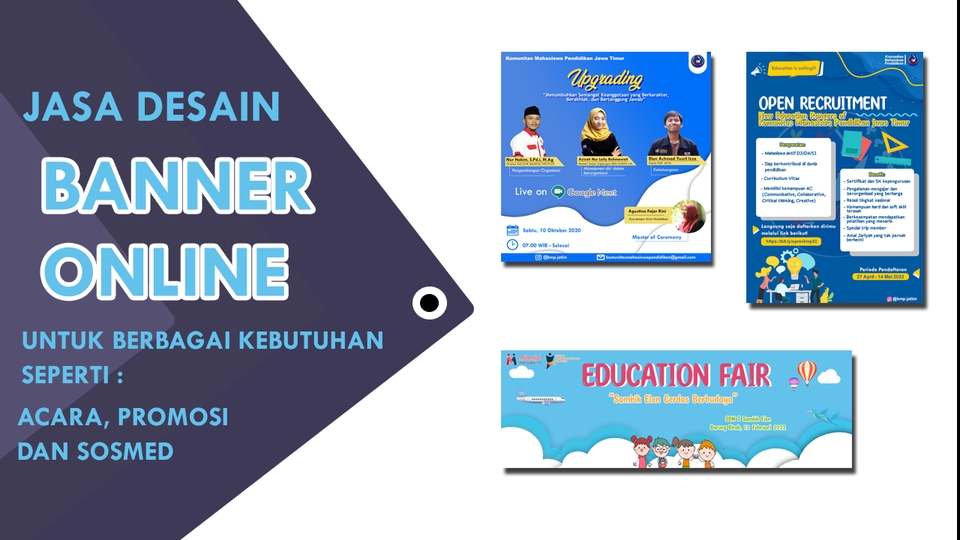 Desain Banner Online untuk Acara, Promosi dan Sosmed