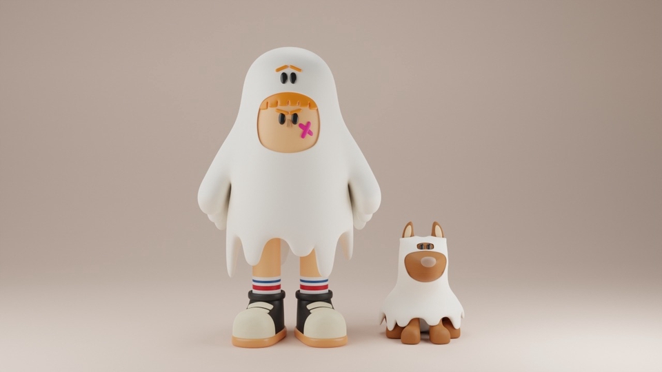 3D Model, Art toy, Character Design