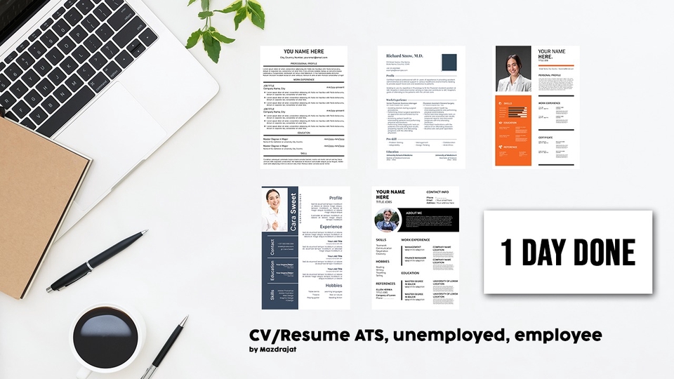 CV/Resume ATS, unemployed, employee