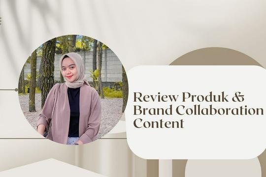 Endorsement, Review Product, Brand Collaboration