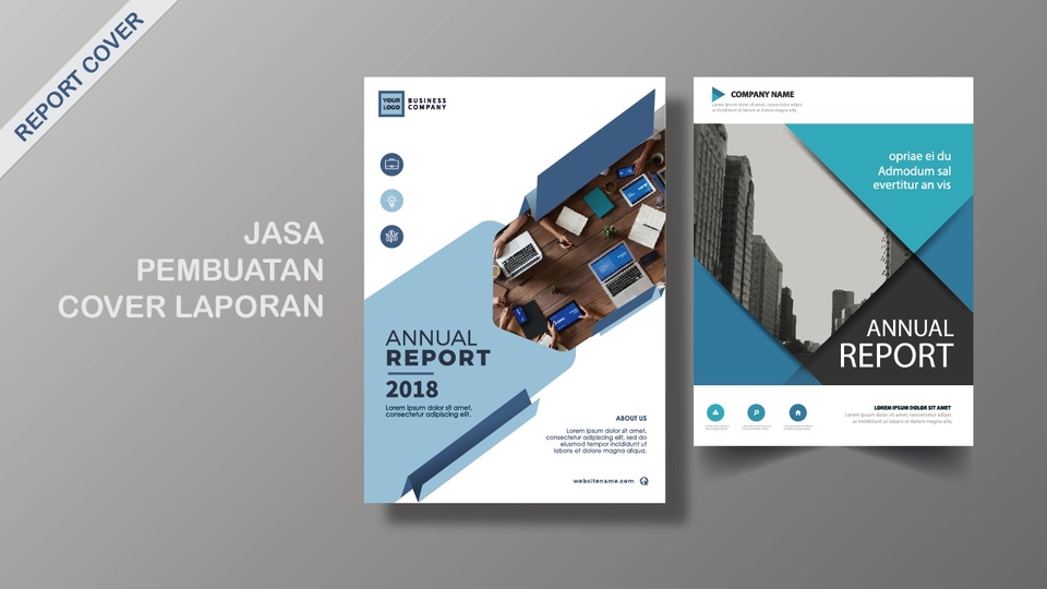 Desain Cover Laporan, Jurnal, Modul, dan Lain lain