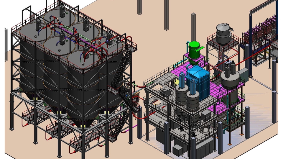 โรงงานผลิตแป้งฝุ่น ( Talcum powder Factory )