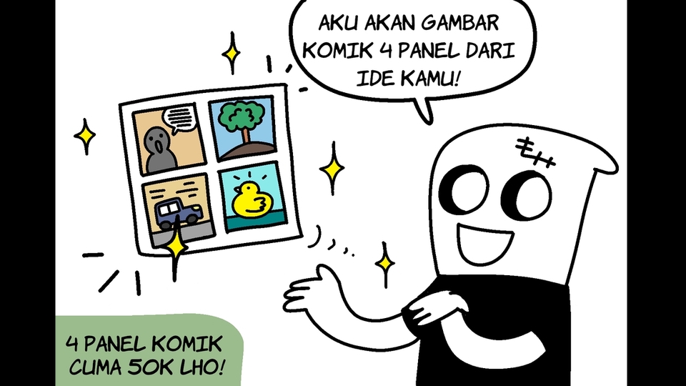 Gambar Komik 4 Panel dari Ide Kamu