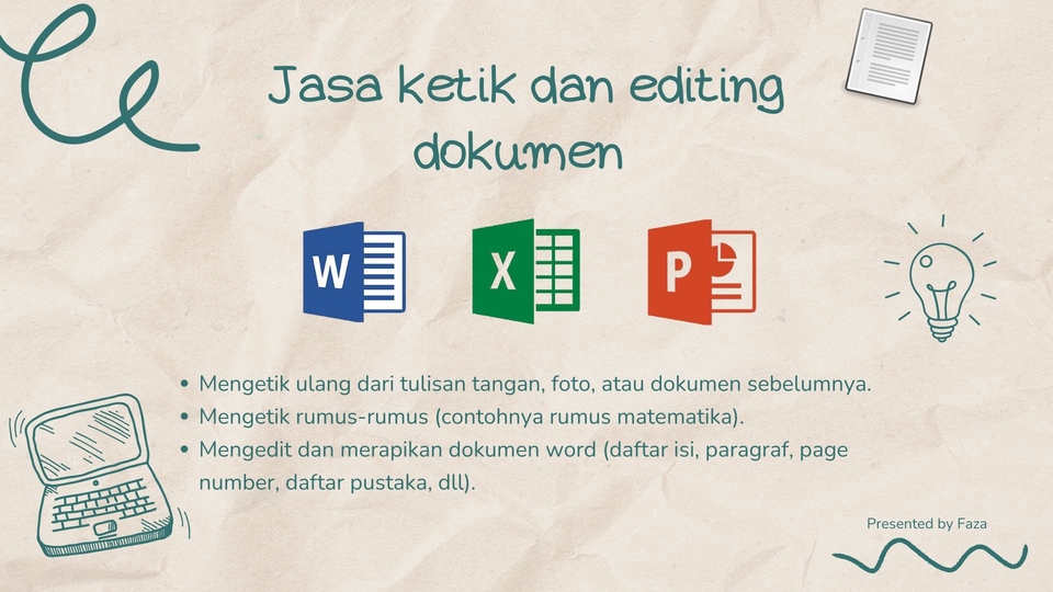 Jasa Ketik & Edit Dokumen