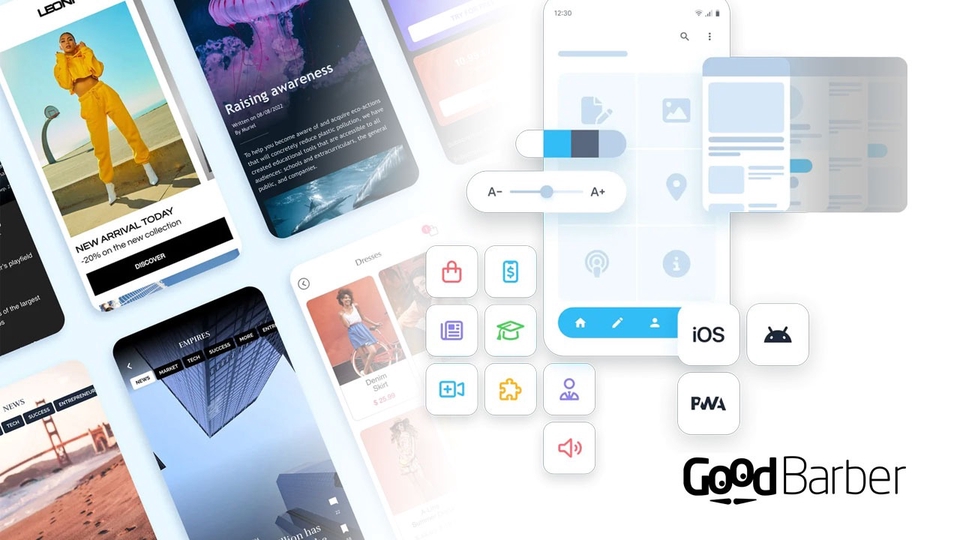 ผมจะทำโมบายแอปราคาประหยัดให้กับคุณด้วย Goodbarber