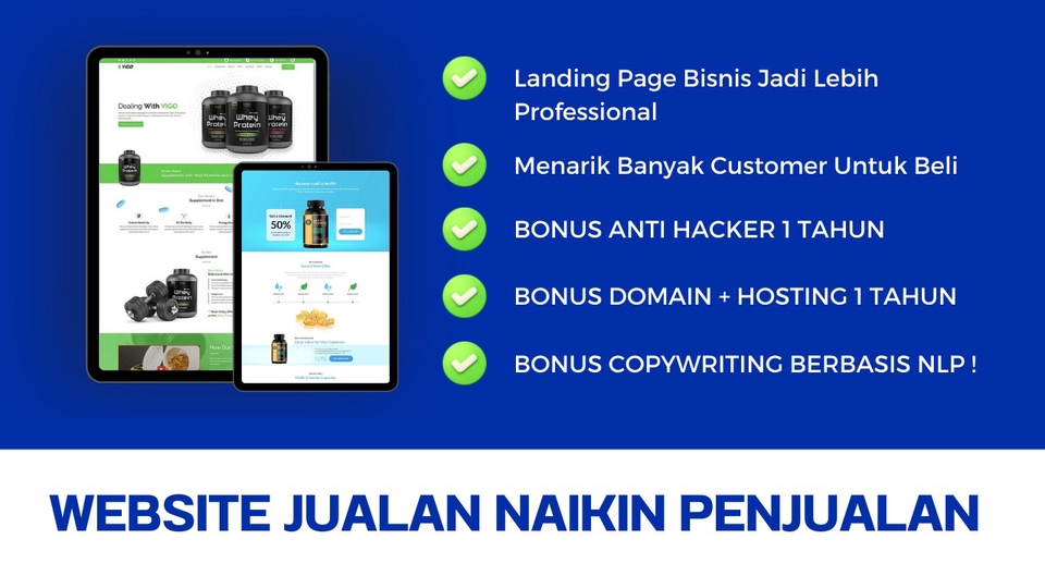 Jasa Pembuatan Landing Page / Website Jualan