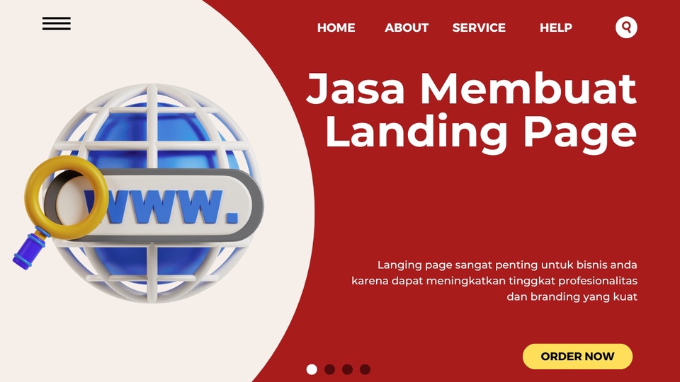 Jasa membuat landing page