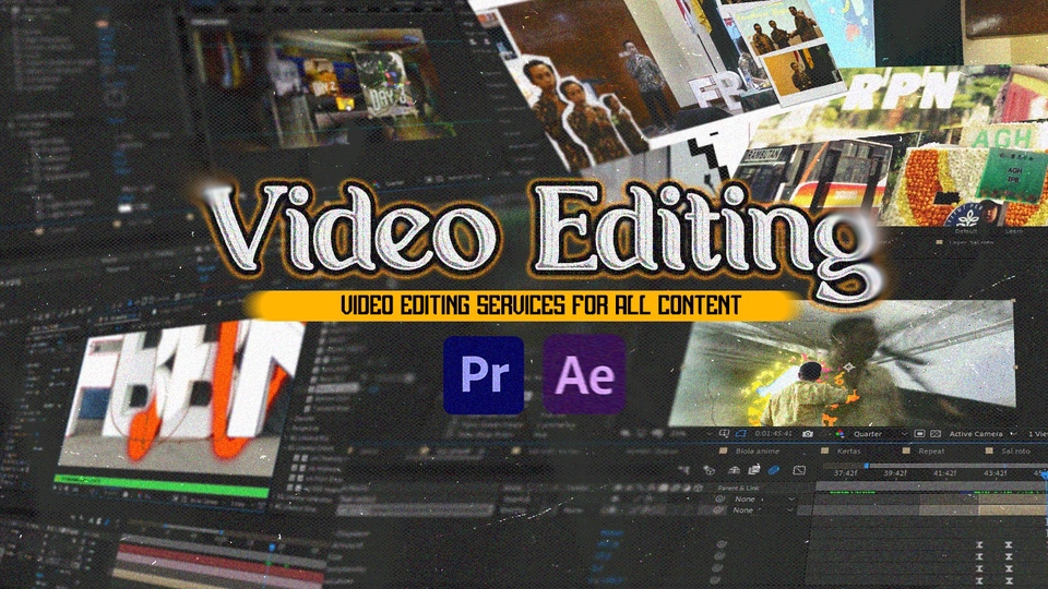 Video editing for all content (Low Price)