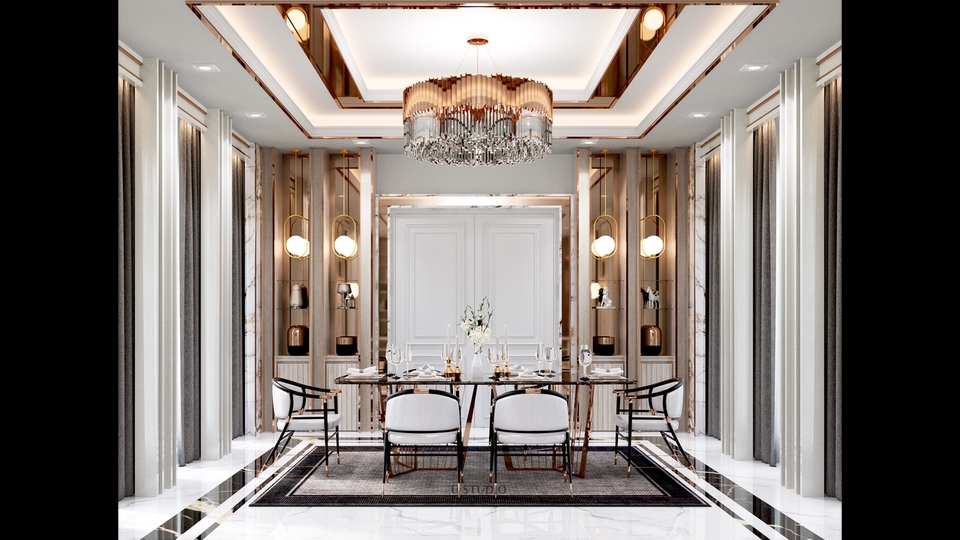 3D Perspective Render Interior