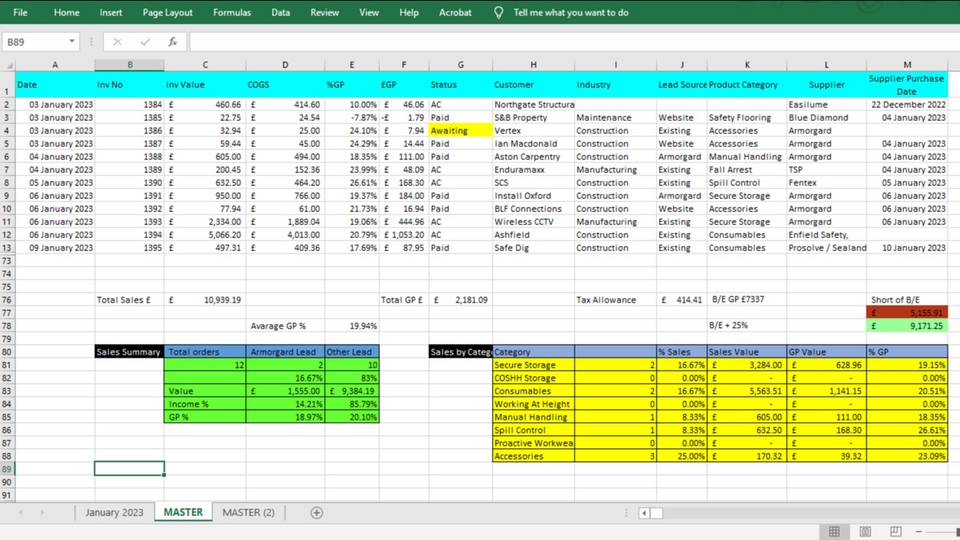 Entry Data dan Pengolahan Data dengan Excel