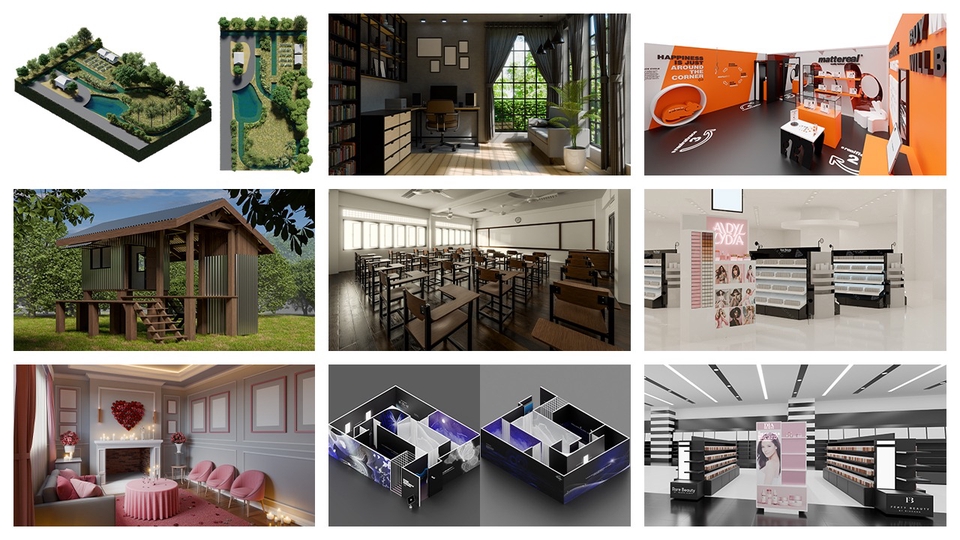 3D Render Service / 3D Interior and Exterior Visualization / 3D ...