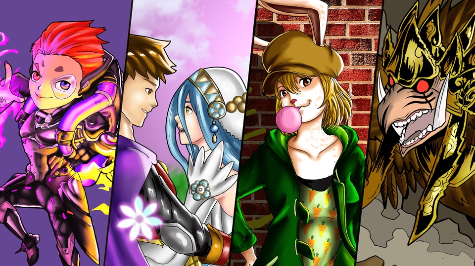 Gambar 2D profesional