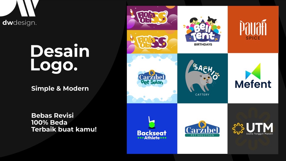 Desain Logo Simpel & Modern