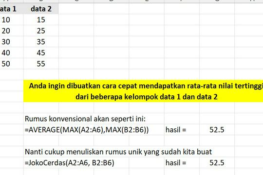 Solusi Formula Excel Khusus: Dibuat Sesuai Kebutuhan Anda