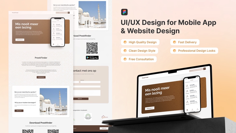 UI/UX Design Website & Mobile App, Wireframing, Prototyping