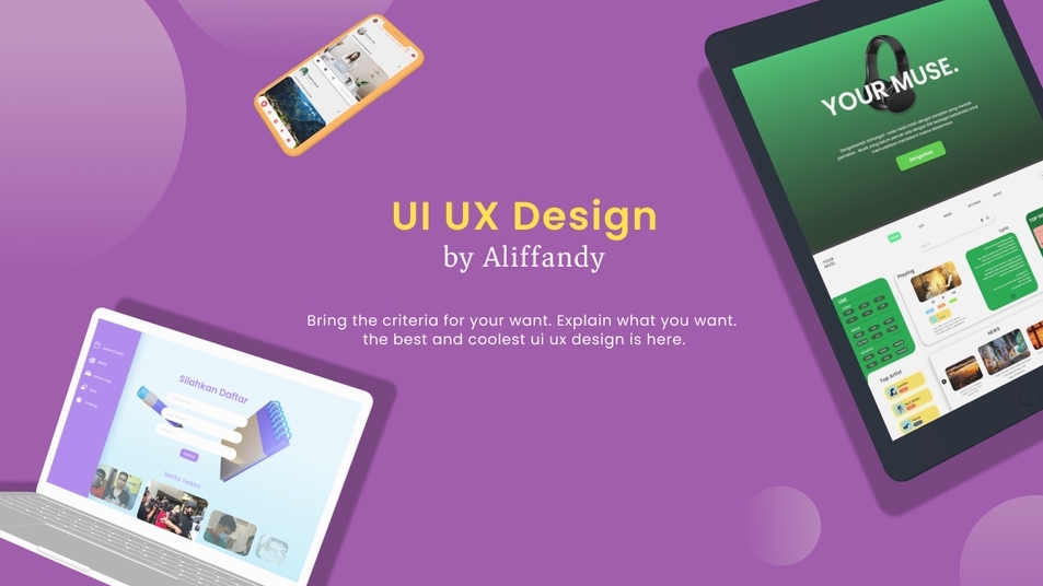 UI / UX DESAIN WEB & MOBILE APP HIGH QUALITY