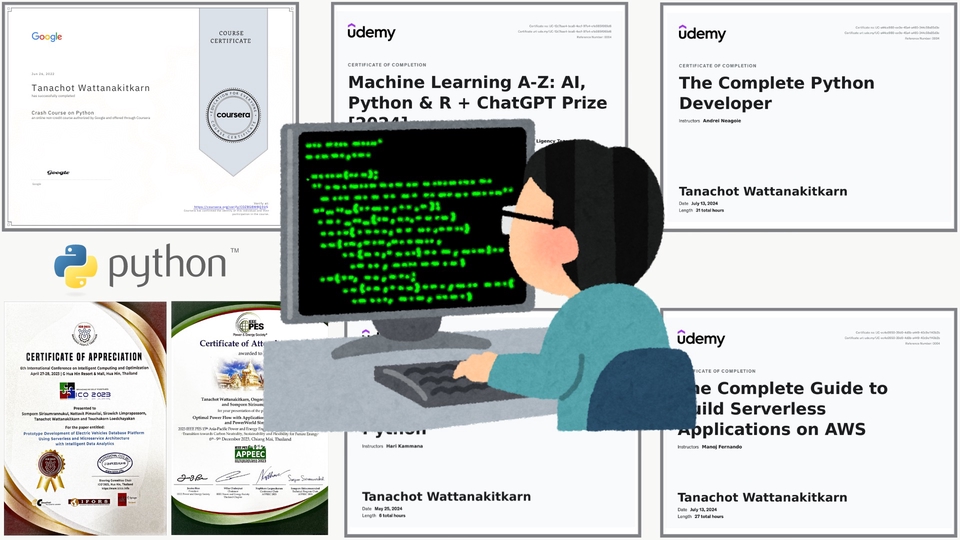 รับเขียนโปรแกรมด้วยภาษา Python & พัฒนาบอท | Software System, Data ...