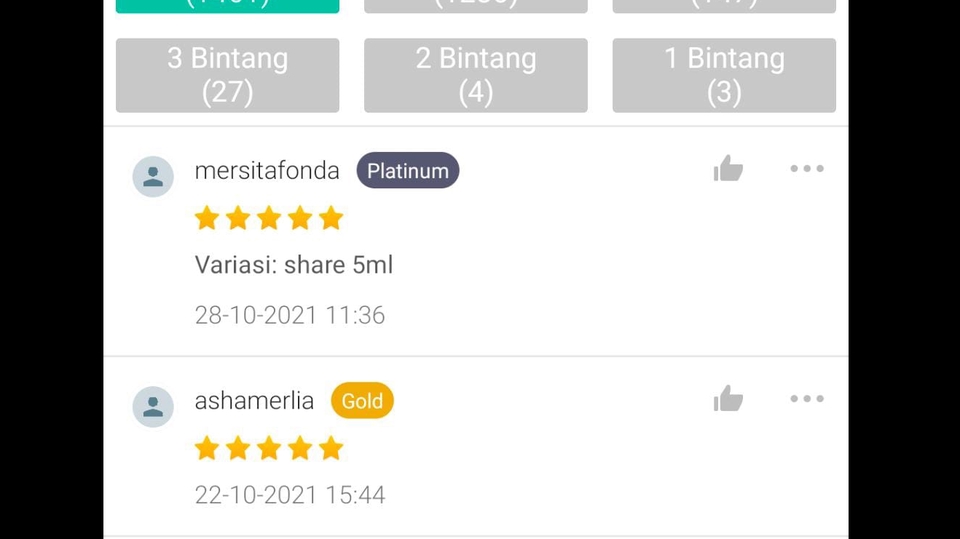 MEMBERIKAN REVIEW POSITIF PRODUK MARKETPLACE