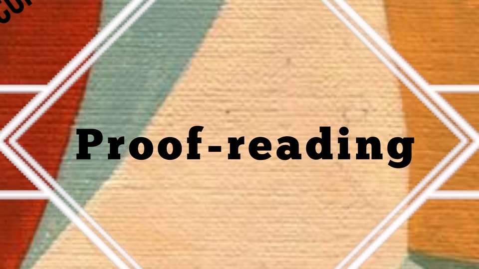 พิสูจน์อักษร Proof-reading แปลเอกสาร THA ENG