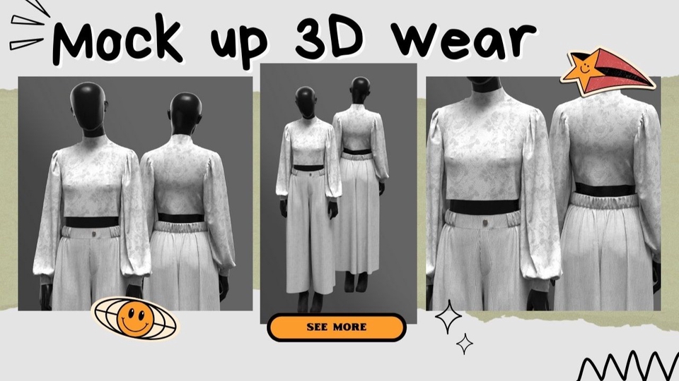 Mock Up 3D your custom T-shirt