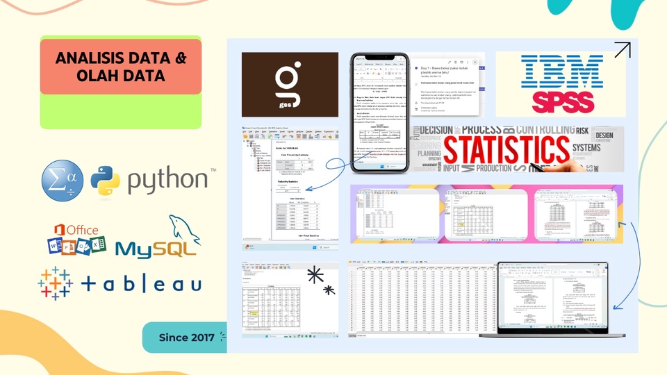 ANALISIS DATA, VISUALISASI DATA, OLAH DATA SQL TABLEAU SPSS