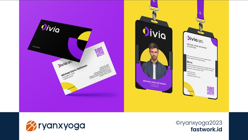 Desain Kartu Nama, ID Card, Kop Surat & Amplop - Bebas Revisi Sampai Jadi