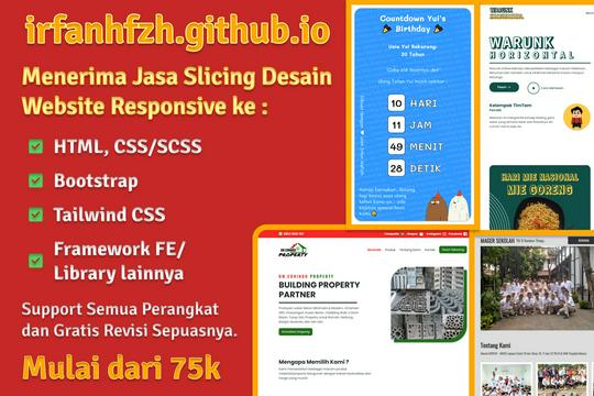 Slicing UI Desain Website Anda Secara Responsive dan Pengalaman ...