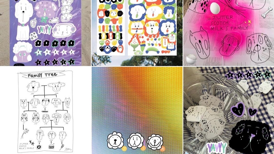 ออกแบบSticker/Sticker sheet