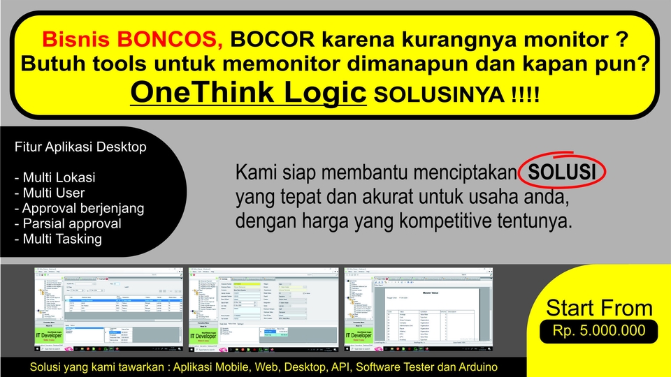 JASA Pembuatan Aplikasi Desktop