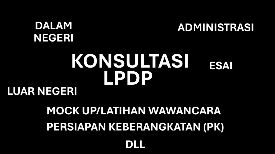 Konsultasi LPDP beserta mock up interview