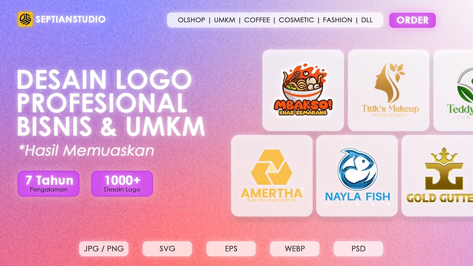 Desain Logo Profesional Usaha & UKM Murah Berkualitas