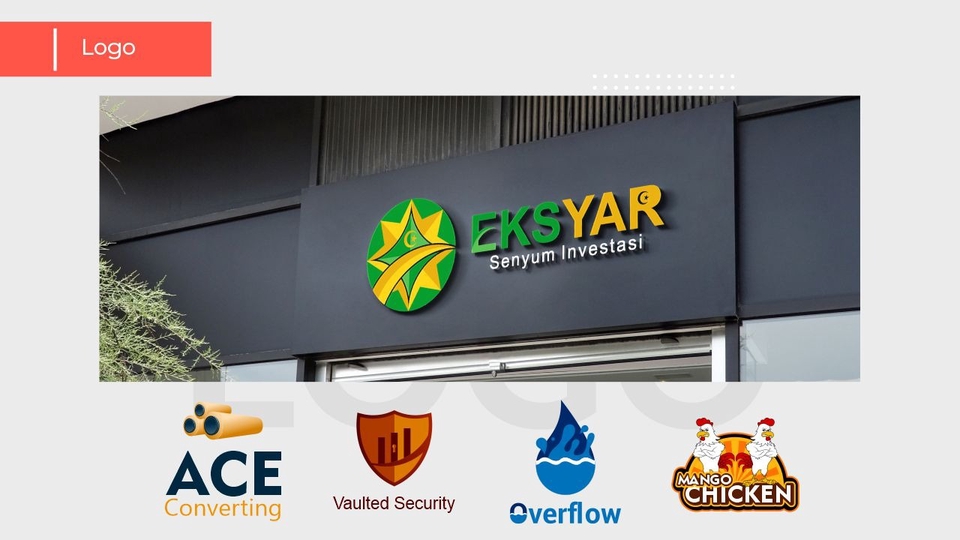 Desain Logo perusahaan, simple, minimalis dan modern