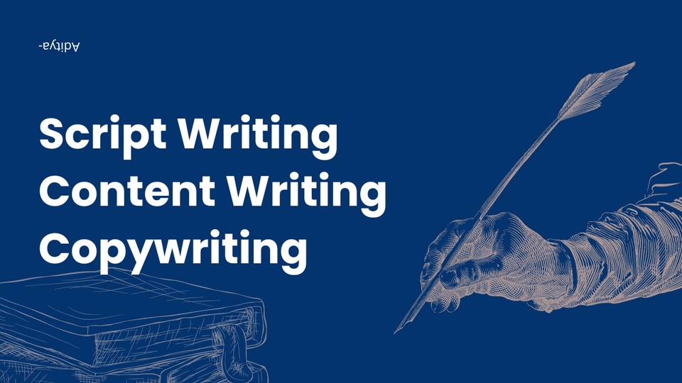Scriptwriting/Copywriting/Content Writing