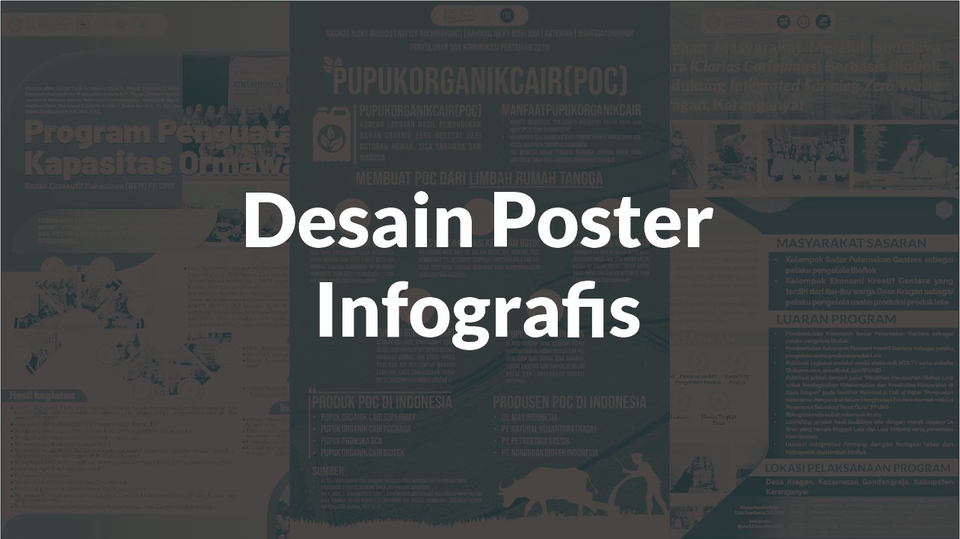 Jasa Desain Poster Infografis Berkualitas Untuk Lomba dan Luaran Kegiatan