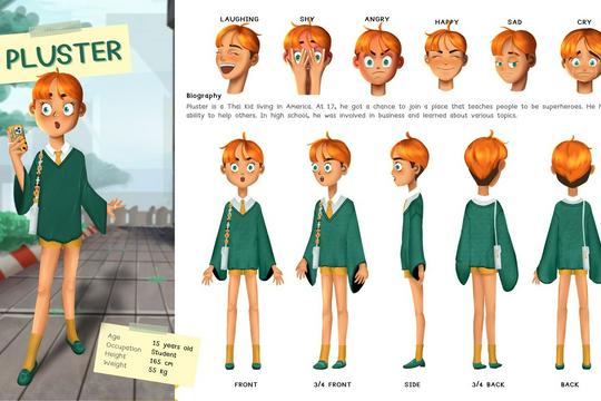 Character Design (Semi-Real/Semi-3D)