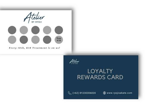 Minimalist Loyalty Rewards Card Design