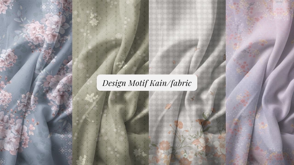 Desain Motif Kain/Fabric untuk pákaian, gamis, dll (seamless dan non ...