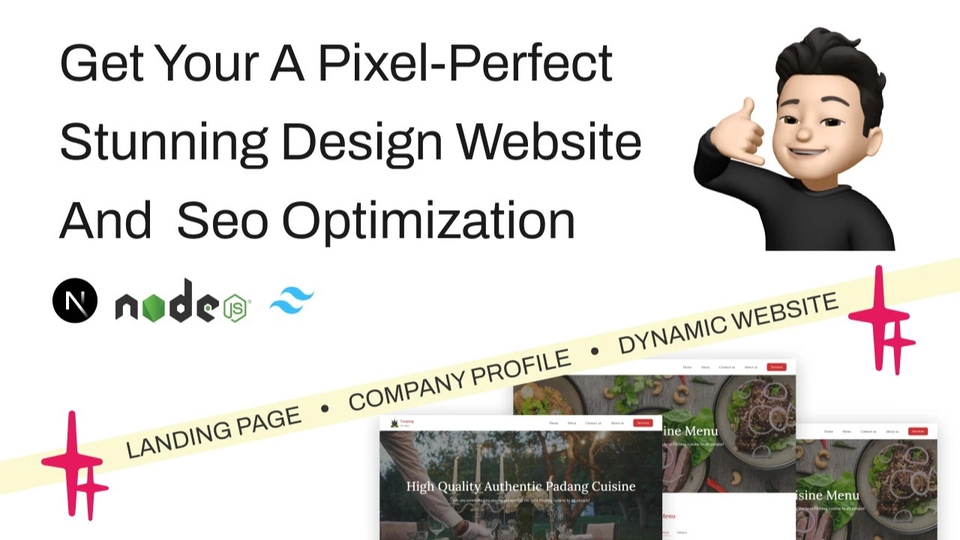 Pembuatan Website Landing Page, Company Profile, Web Admin, lainnya