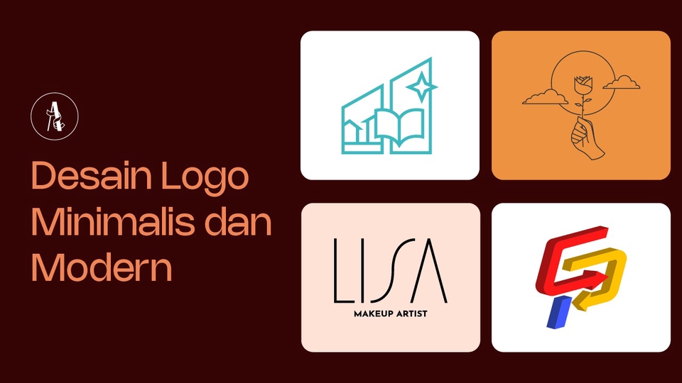 Desain Logo Minimalis dan Modern