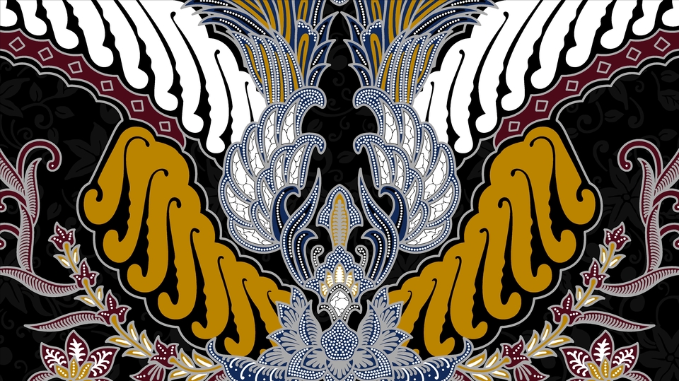 desain batik motif textile