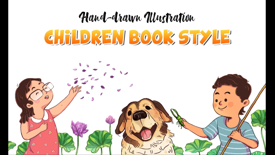 Ilustrasi Hand Drawing Buku Anak