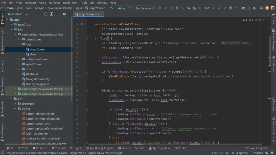 Pembuatan Aplikasi Android - Cepat dan berkualitas