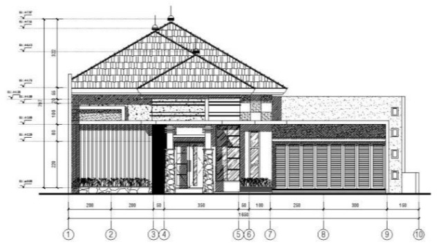 Gambar kerja AutoCAD Bangunan dan Gedung