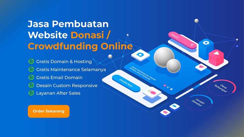 Jasa Pembuatan Website Donasi / Crawdfunding Online
