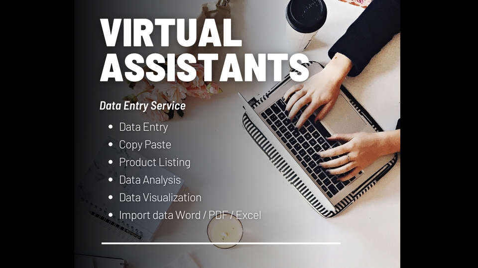 Virtual Assistant Data Entry / Input Data fast Delivery