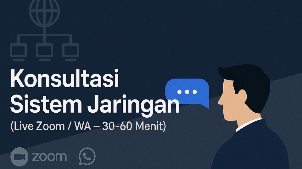 Jasa Konsultasi Jaringan & Sistem ICT (Live via Zoom/WA)