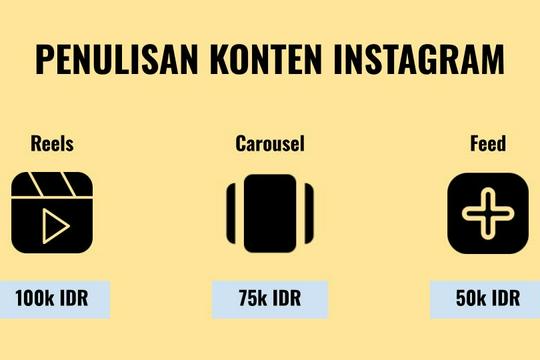 Penulisan Konten Instagram