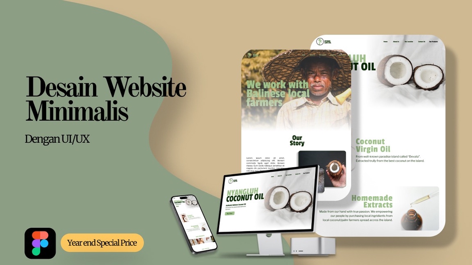 Desain Website Minimalis untuk UKM