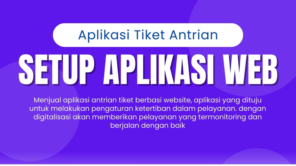 Aplikasi Tiket Antrian Berbasis Website