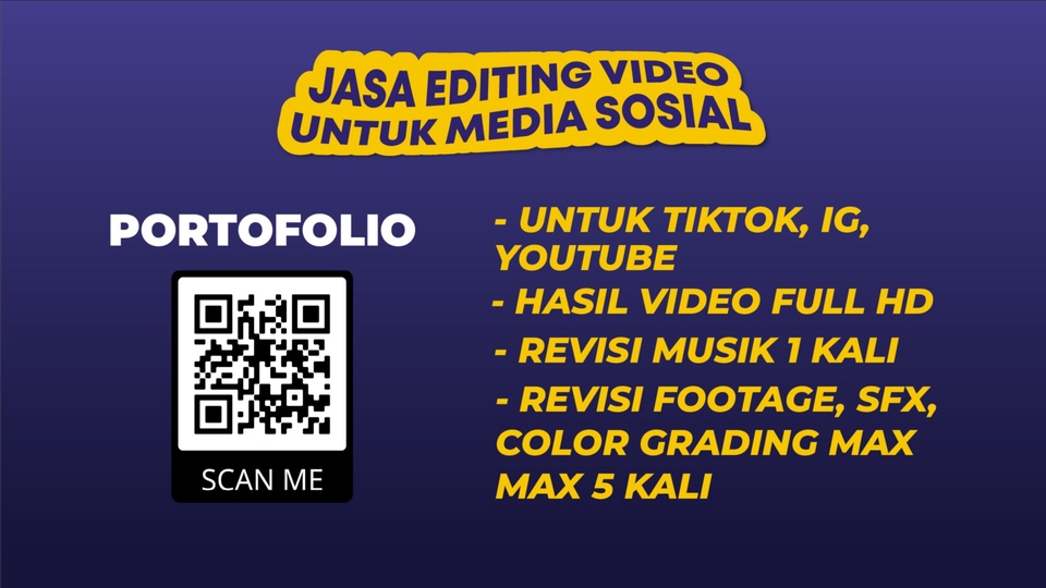 Jasa Video Editing Media Sosial dan YouTube